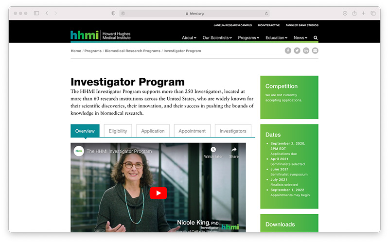 Howard Hughes Medical Institute (HHMI) | DORA